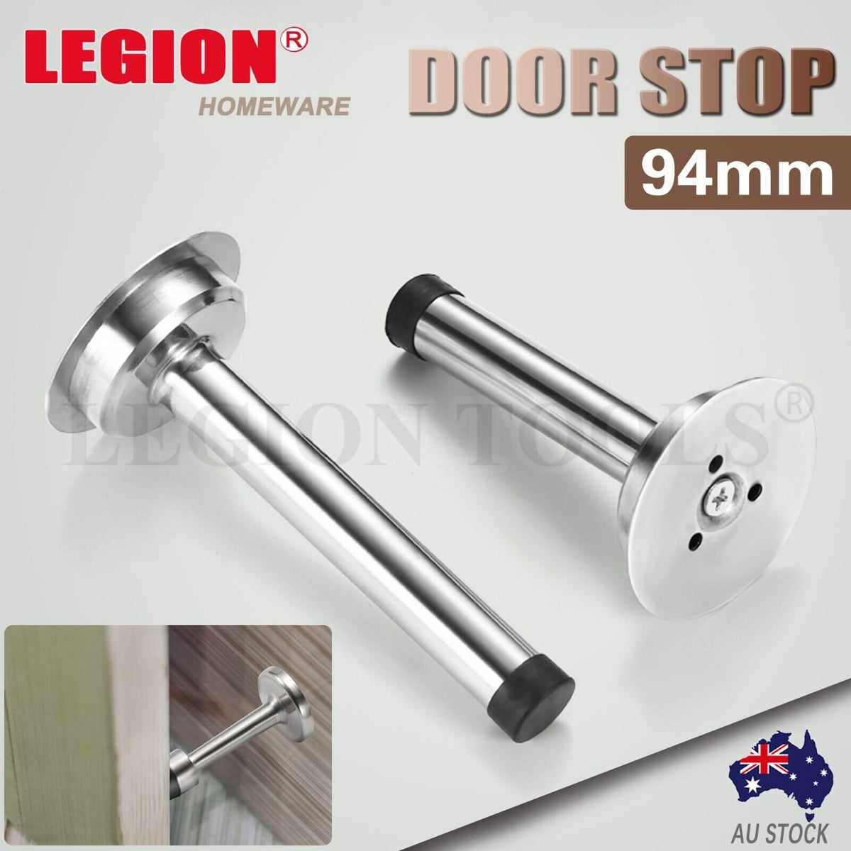 Stainless Steel Door Stop 94MM – Legion Warehouse