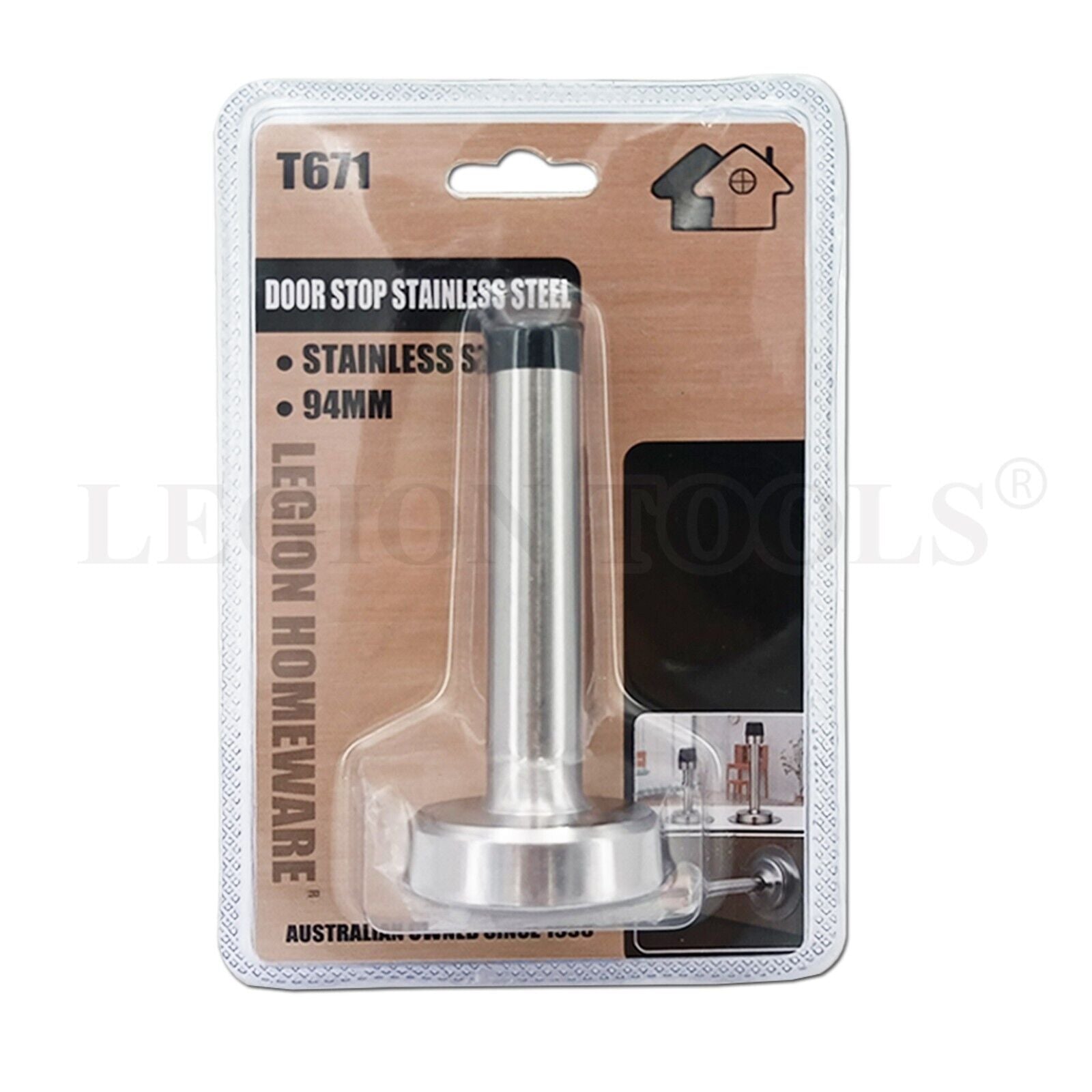 Stainless Steel Door Stop 94MM – Legion Warehouse