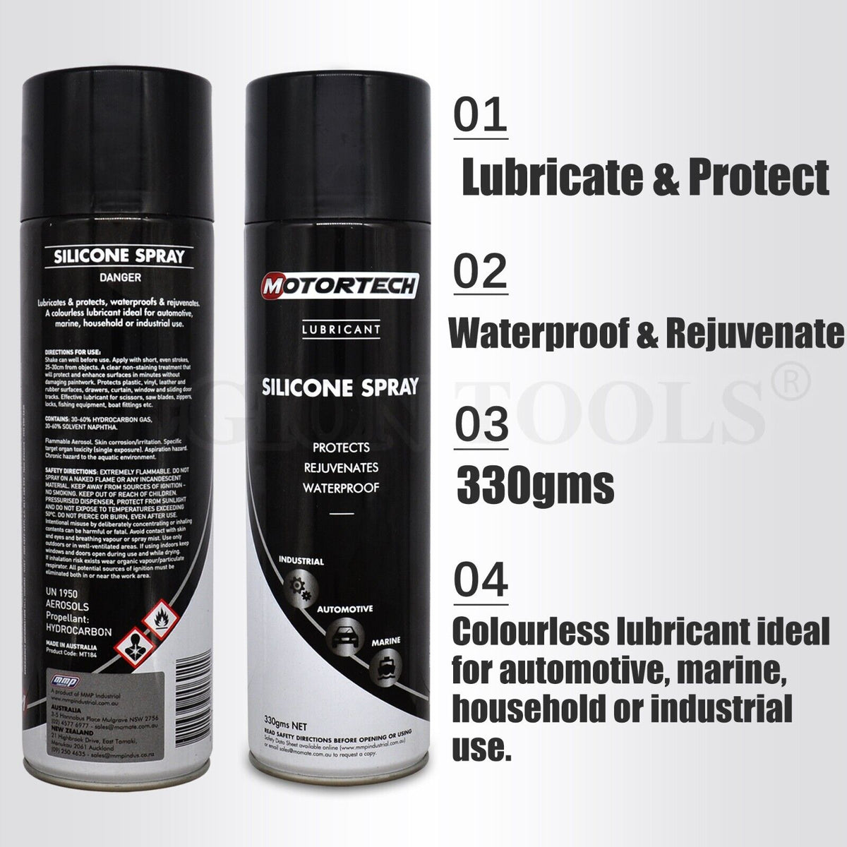 Silicone Lubricant MOTORTECH 330g – Legion Warehouse