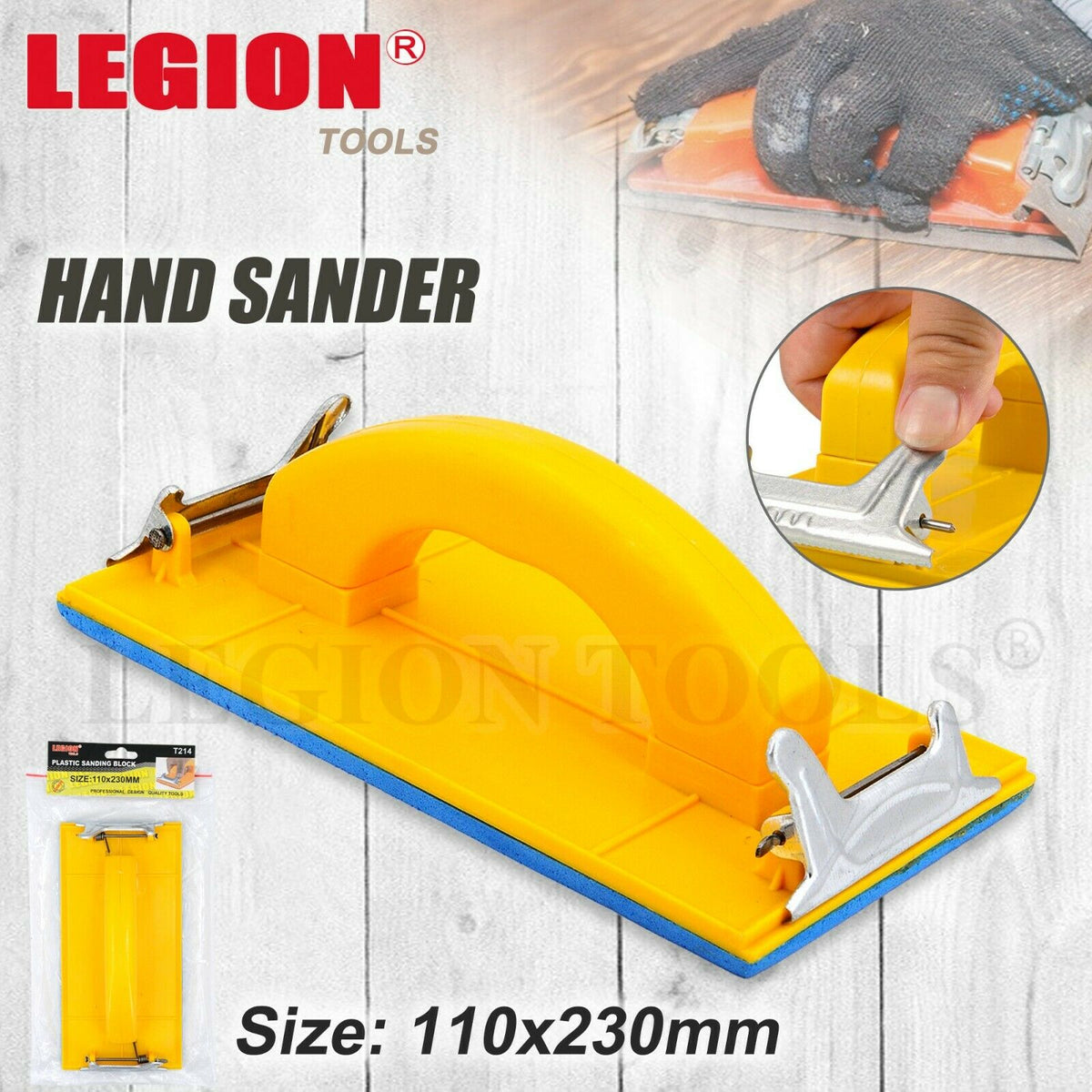 Plastic Sanding Block – Legion Warehouse