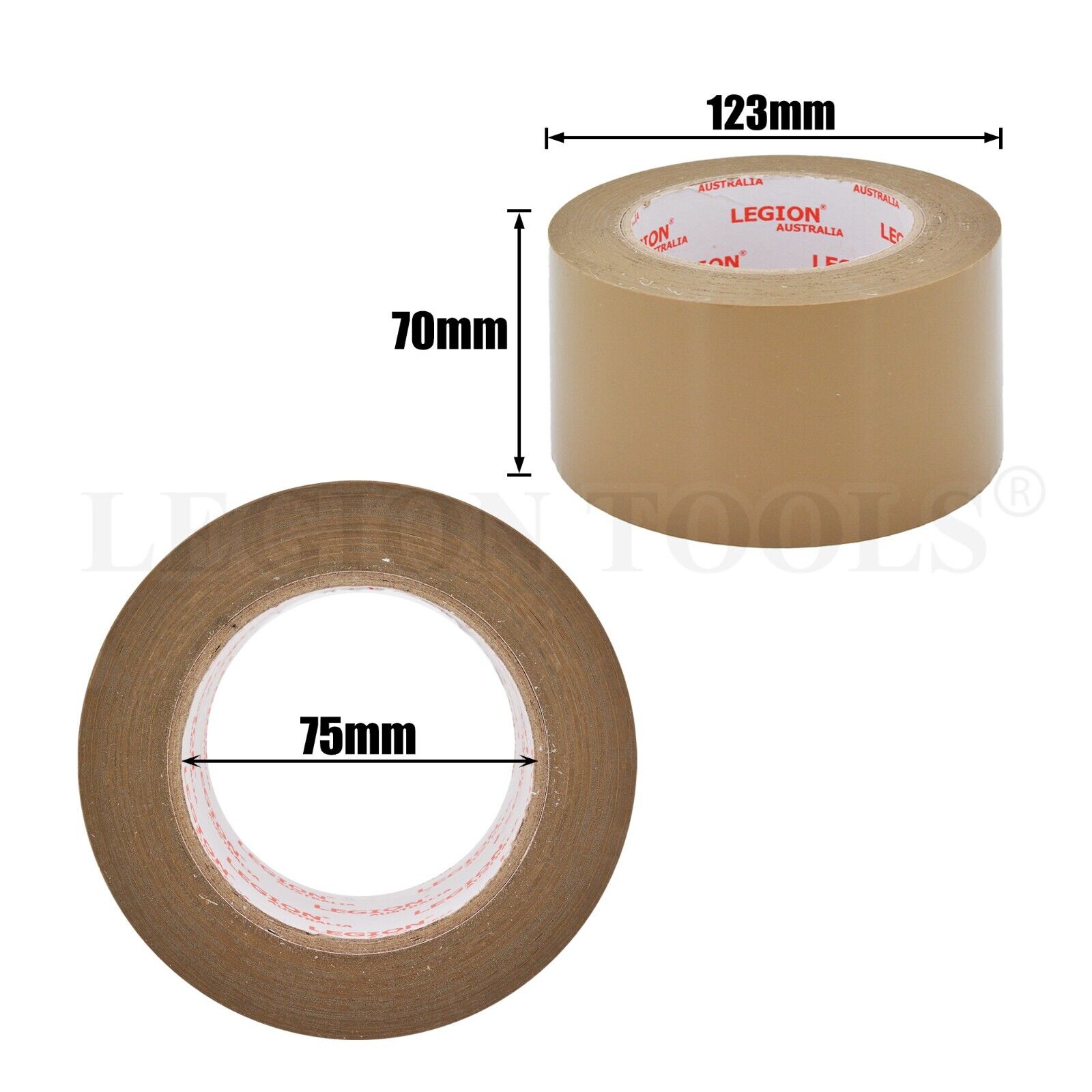 Packing Tape Extra Wide Brown 70mm x 150M – Legion Warehouse