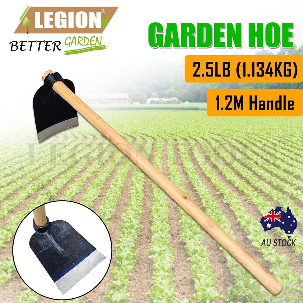 Garden Hoe With 120cm Wooden Handle – Legion Warehouse