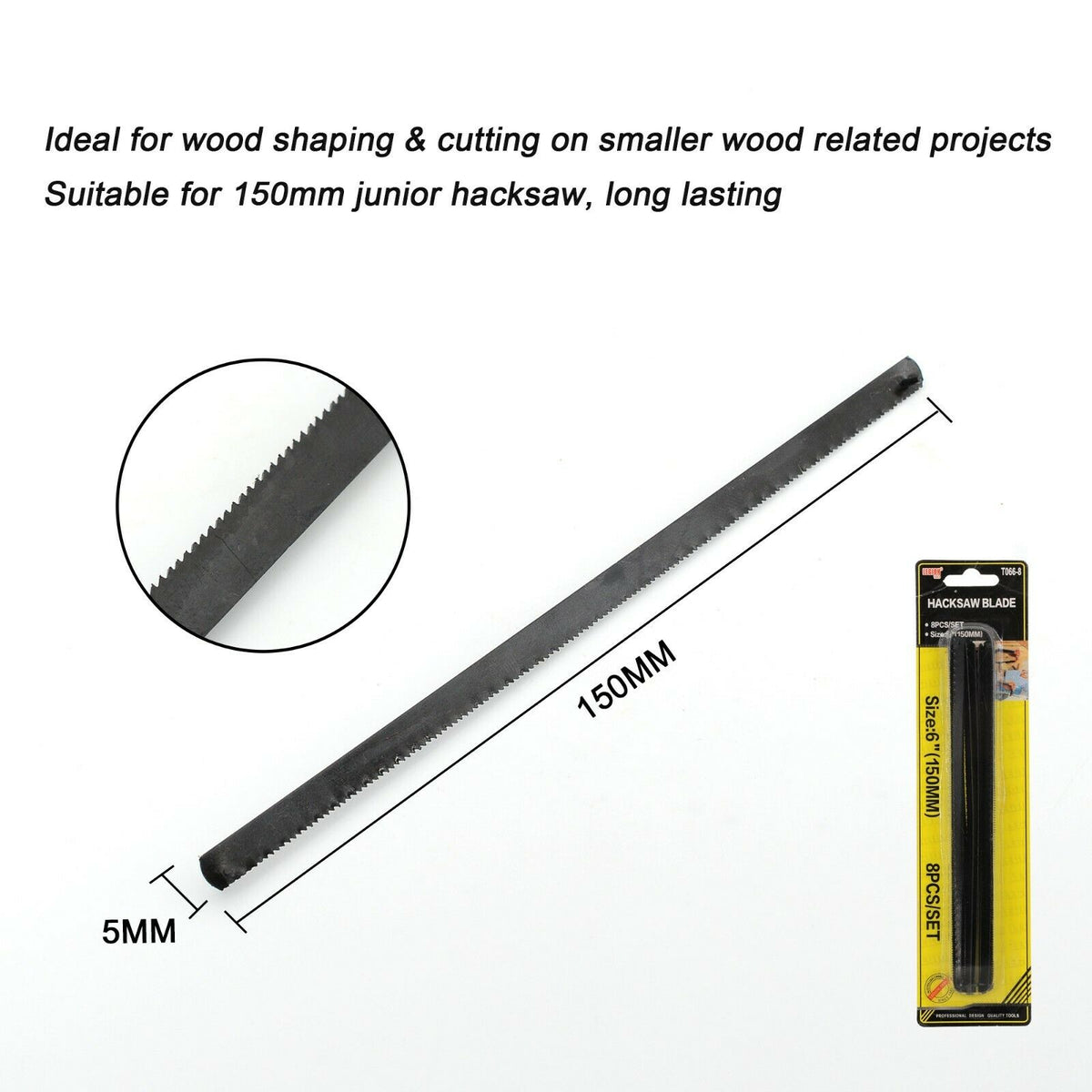 Hacksaw Blade 150MM 8PCS – Legion Warehouse