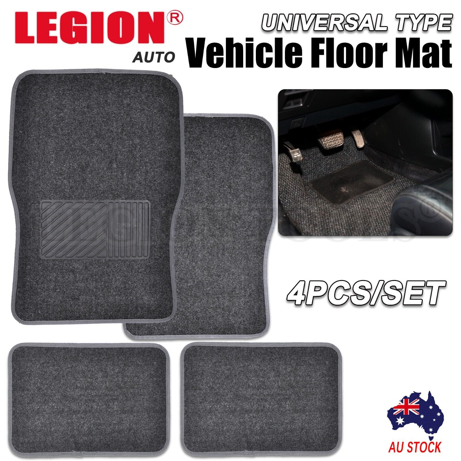 Vehicle Floor Mat 4PCS – Legion Warehouse