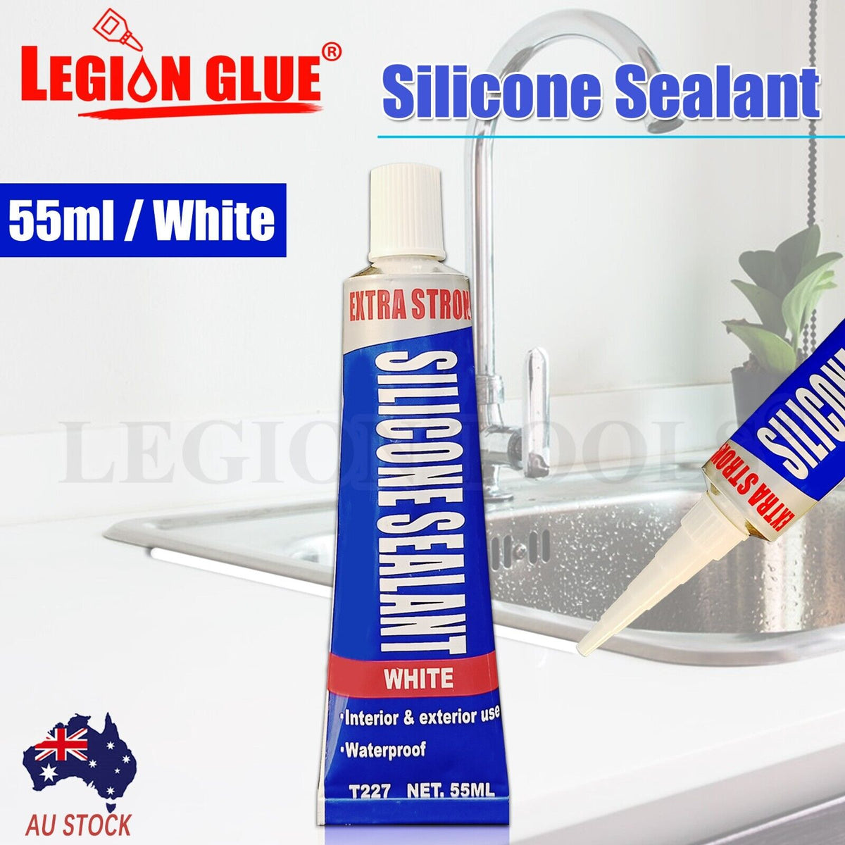 Silicone Sealant White 55ml/Pack – Legion Warehouse