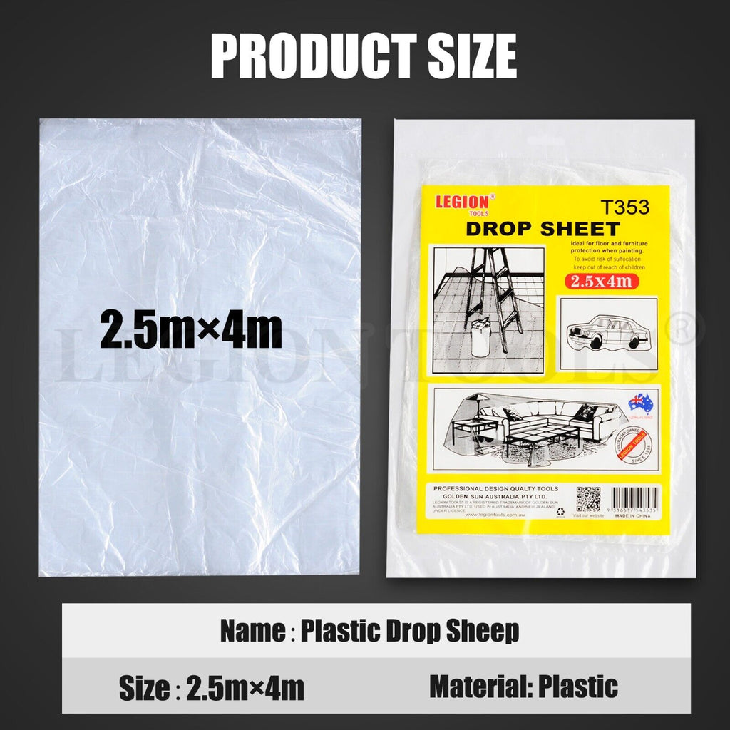 Drop Sheet 2.5m×4m – Legion Warehouse